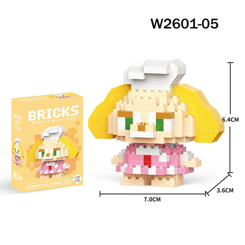 Multidesign Cute Cartoon Building Blocks For Kids Nano Building Blocks ...