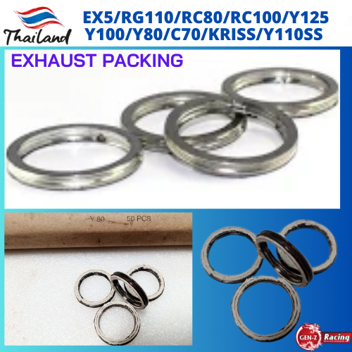 🔥HOT DEALS !!🔥EXHAUST PACKING RG110/RC80/Y125/Y100 /Y80/Y110/EX5/C70 ...