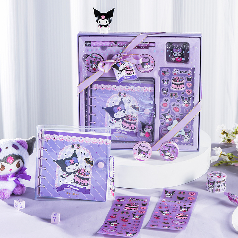 Joytop Sanrio Kuromi Melody Co-Branded Handbook Gift Box Set 甜品派对礼盒 ...
