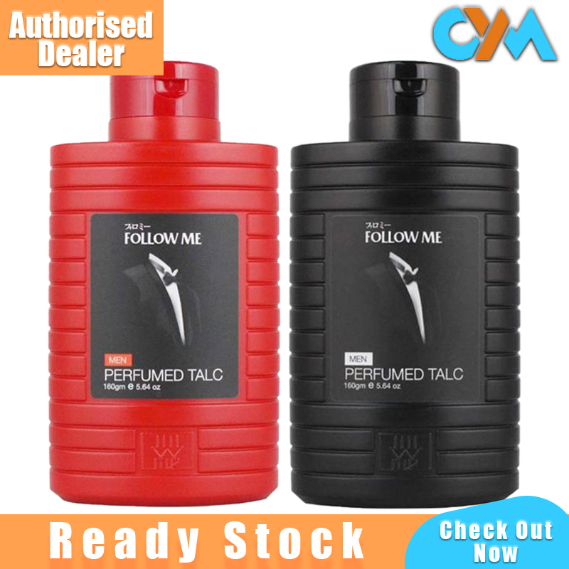 Follow ME Perfumed Talc Black Red 160g Body Powder Red Black Perfume ...