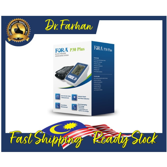 FORA P30 Plus Blood Pressure Monitor with Wide range Cuff | Shopee Malaysia