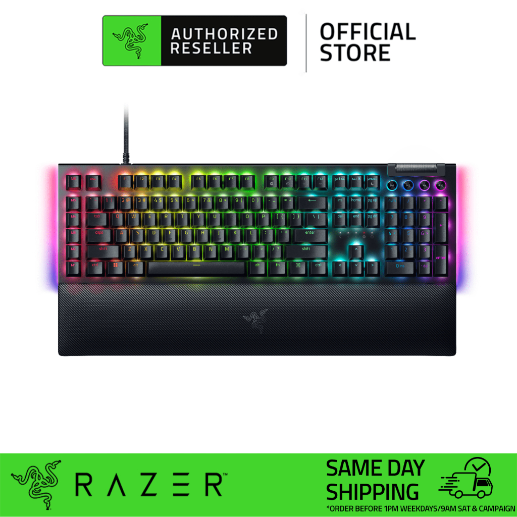 Razer Blackwidow V4 Mechanical Full Size Chroma RGB Gaming Keyboard | 6 ...