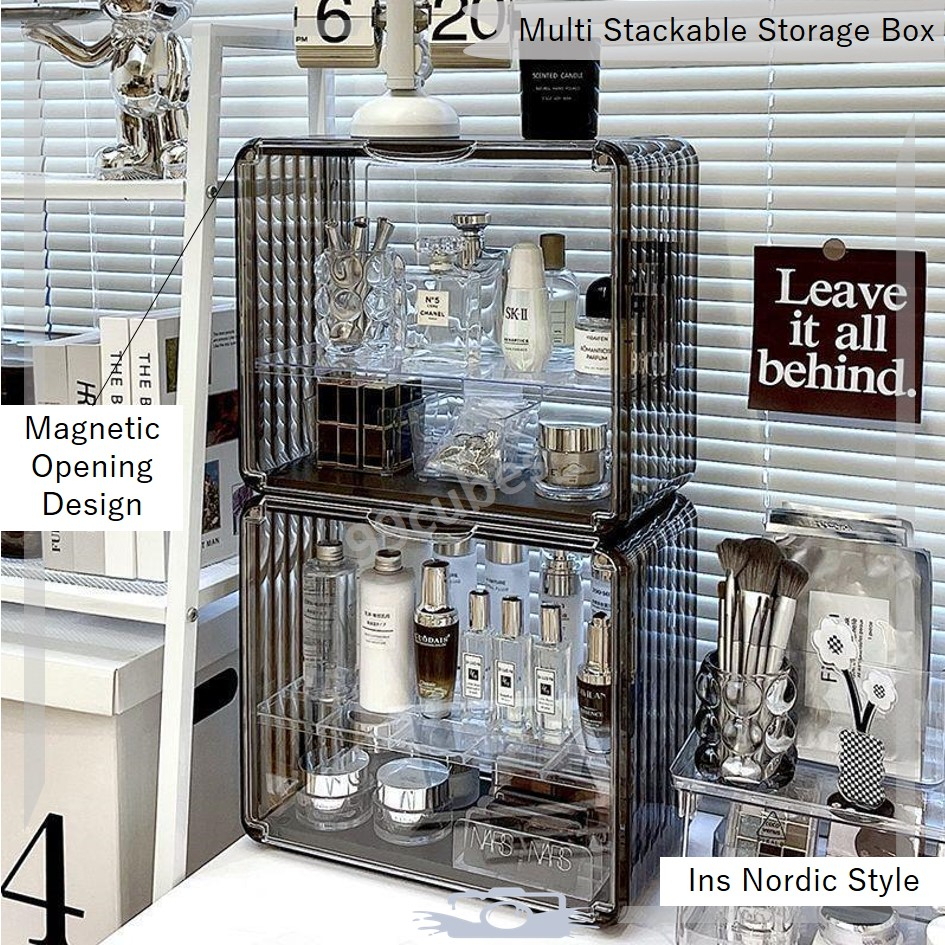 Nordic Dustproof Multipurpose Storage Cabinet Rack Shelf Perfume ...