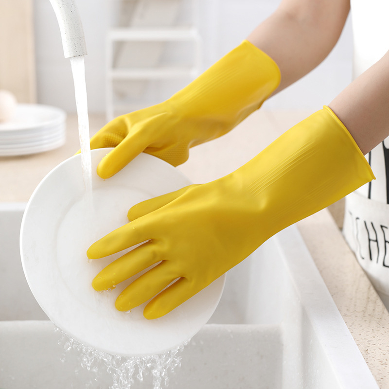 Latex Pvc Dishwashing Gloves Rubber Glove Sarung Tangan Pencuci Pinggan ...
