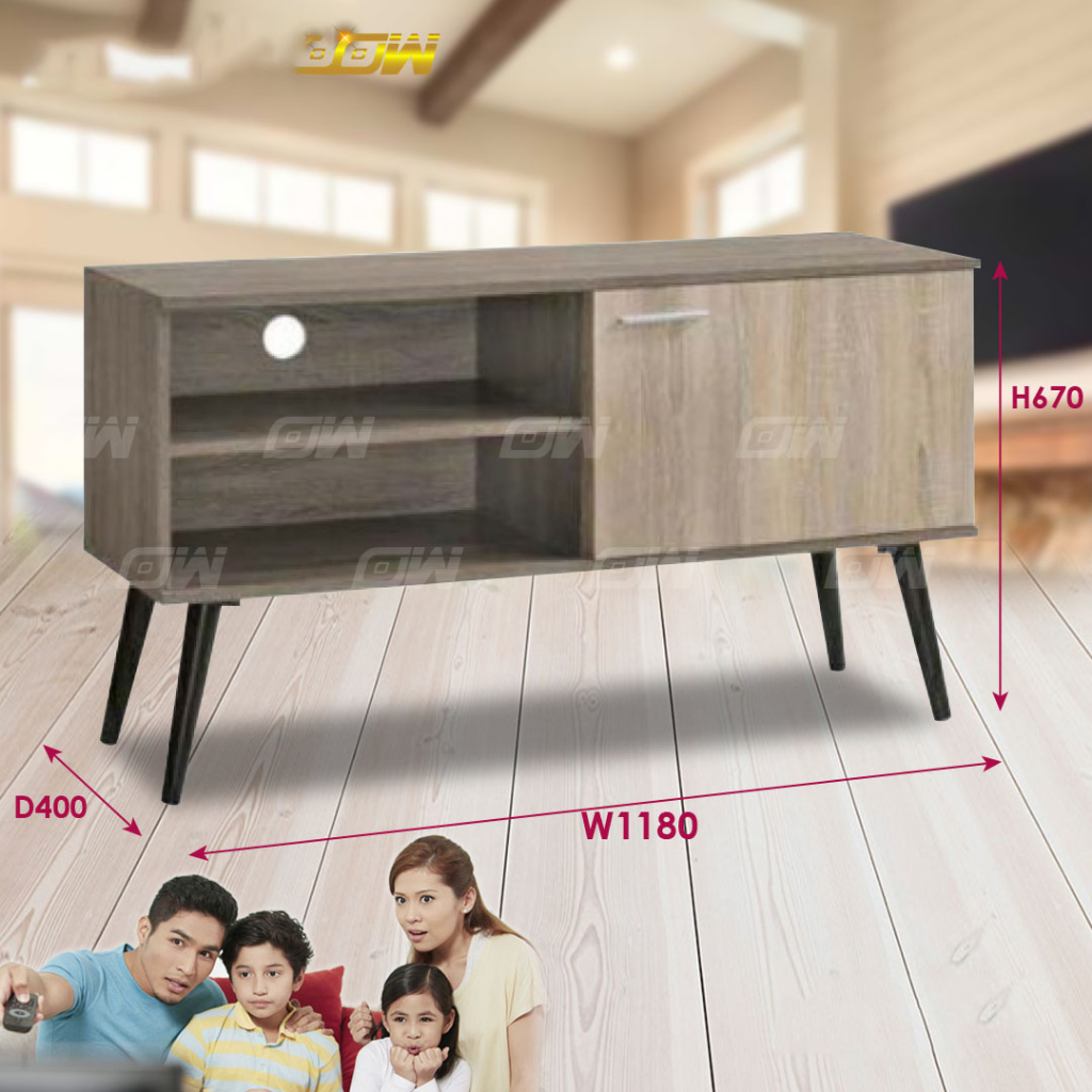 4 Feet TV Cabinet Wood / Hall Cabinet / Lounge Cabinet / Display ...