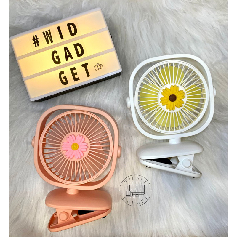 [READY STOCK] Beijiaju Mini Clip Fan Portable 360 Rotation with RGB ...