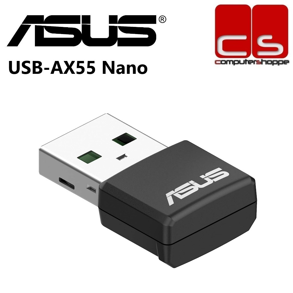 Asus USB-AX55 Nano AX1800 Dual Band WiFi 6 USB Adapter | Shopee Malaysia