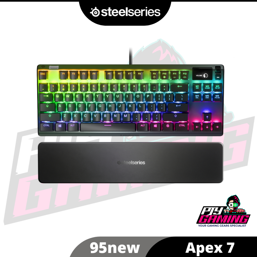 SteelSeries Apex 7 Red Switch RGB Mechanical Gaming Keyboard [PJY ...