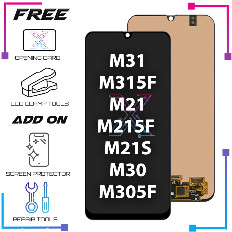 LCD SCREEN DISPLAY FOR SAMSUNG M31 M315F / M21 M215F / M21S / M30 M305F ...