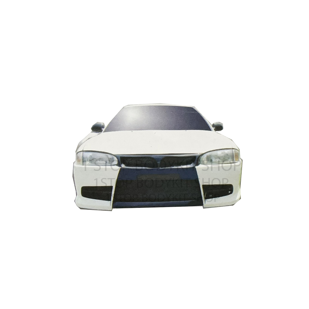 PROTON WIRA FRONT BUMPER V DESIGN（PU GETAH ) SKIRT LIP BODYKIT | Shopee ...