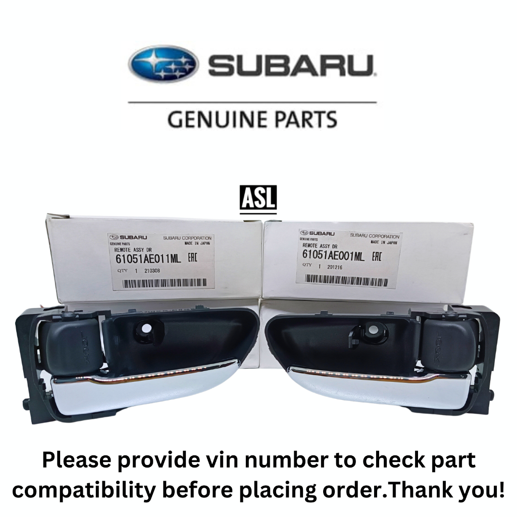 Genuine Subaru Door Handle Impreza WRX STI GDB | Shopee Malaysia