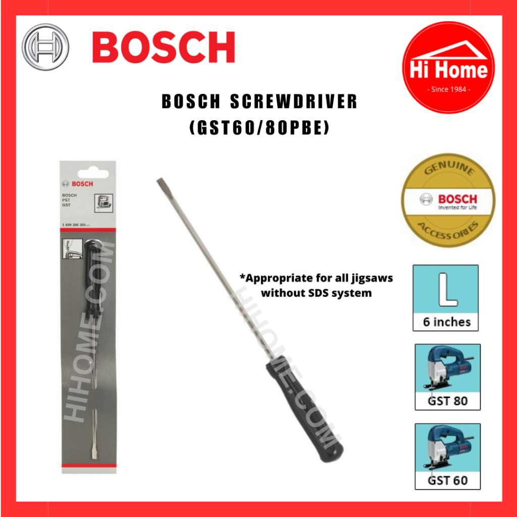 Bosch 6" Screwdriver For GST 60 / 80 PBE Jigsaw Machine | Shopee Malaysia