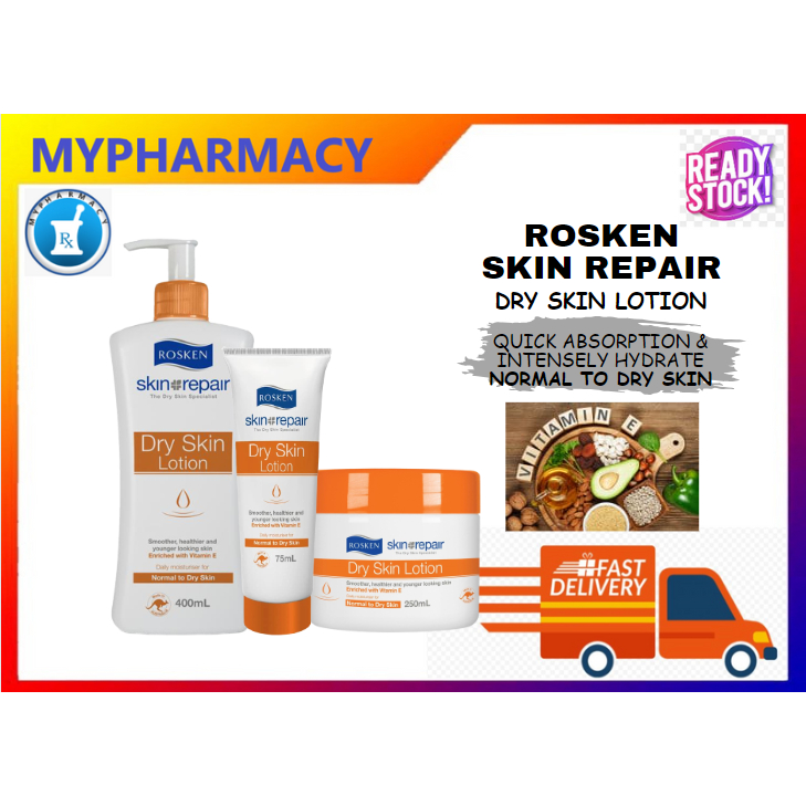 ROSKEN SKIN REPAIR DRY SKIN LOTION | Shopee Malaysia