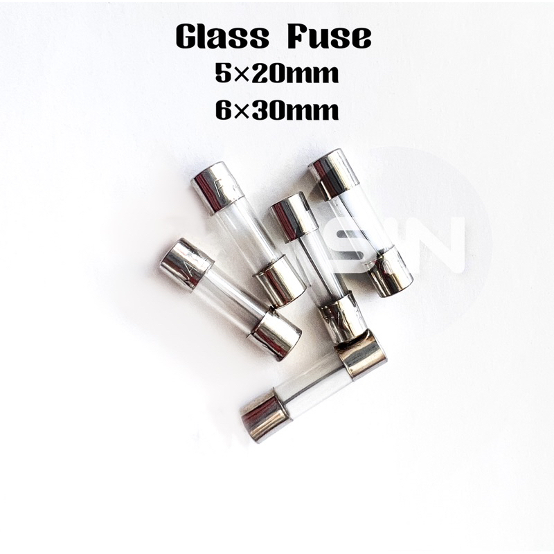Glass Fuse Fius Kaca 250V 0.5A 1A 2A 3A 5A 8A 10A 15A 20A 30A 5×20mm 6×30mm | Shopee Malaysia