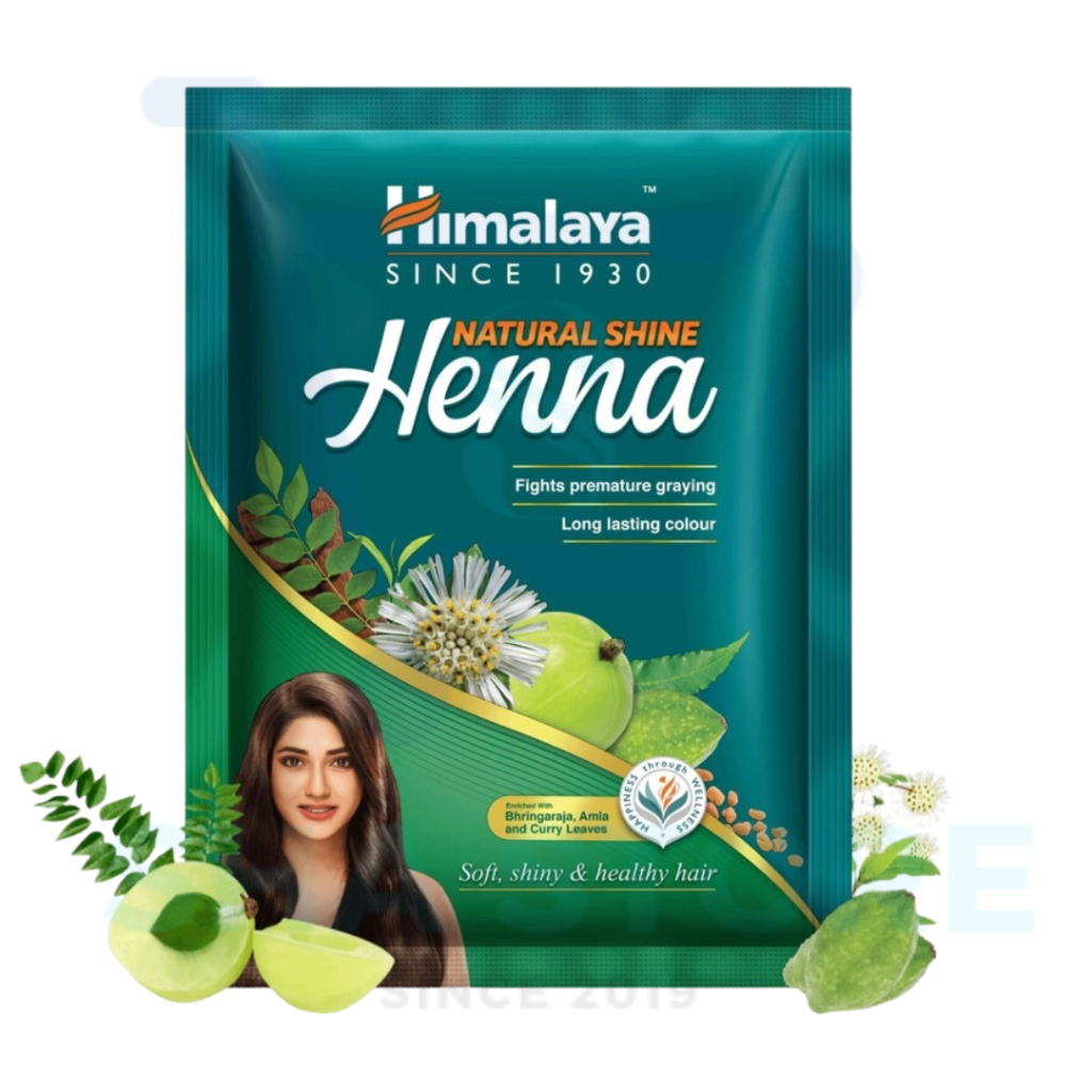 HIMALAYA Natural Shine Henna 120g | Inai Rambut Asli | Shopee Malaysia