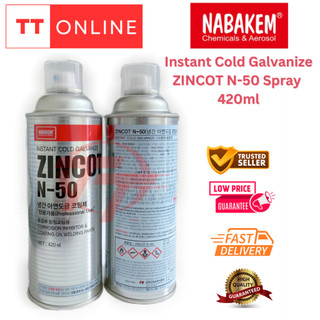 NABAKEM Zincot N-50 Instant Cold Galvanize Spray 420ml Spray Anti Karat ...