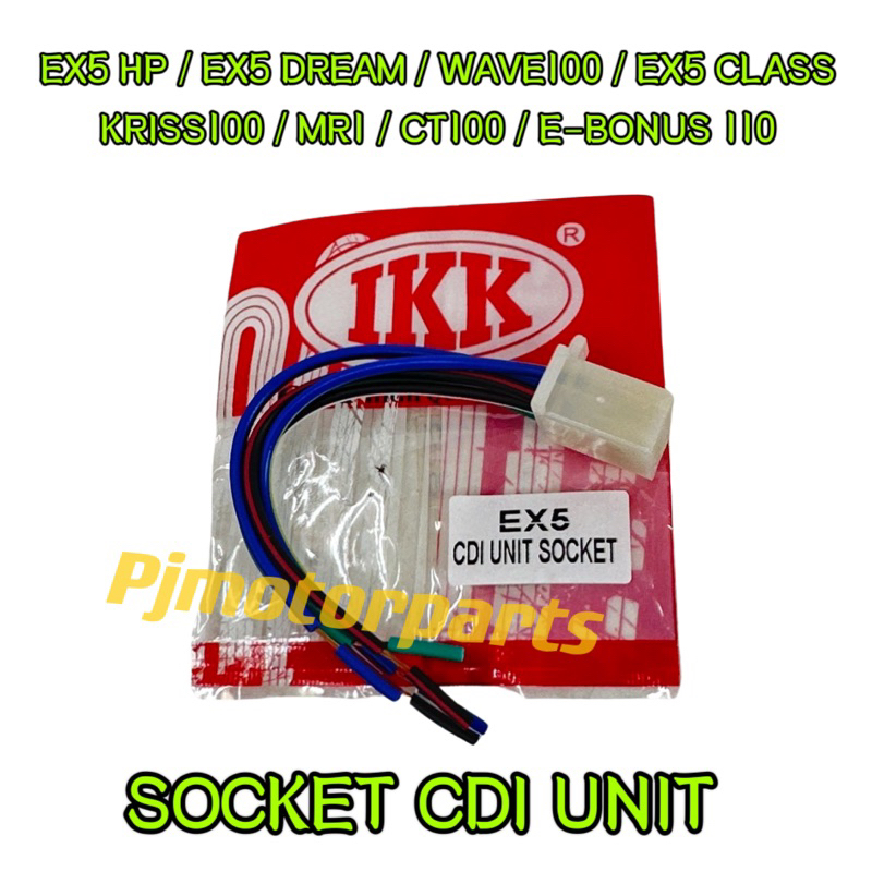 EX5 HP/EX5 DREAM/WAVE100/WAVE 100 R/CLASS/KRISS 100/MR1/CT 100/E BONUS 110 - IKK SOCKET CDI UNIT ...