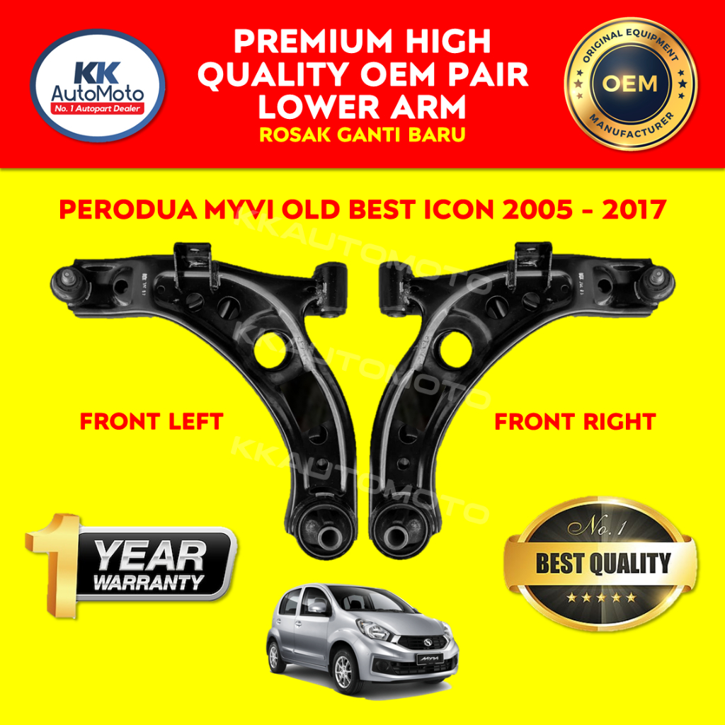 Perodua Myvi 2005 - 2017 Old Best Icon Sepasang Front High Quality OEM ...