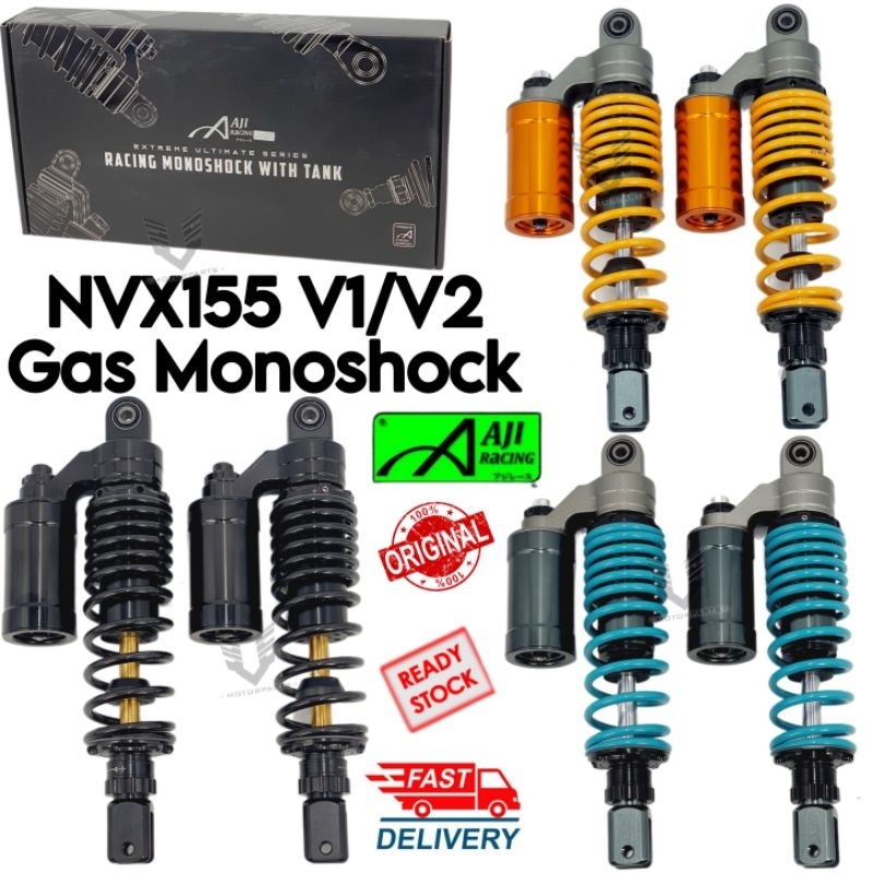 AJI RACING RACING ABSORBER MONOSHOCK NVX V1 V2 NVX155 GAS ABSORBER ...