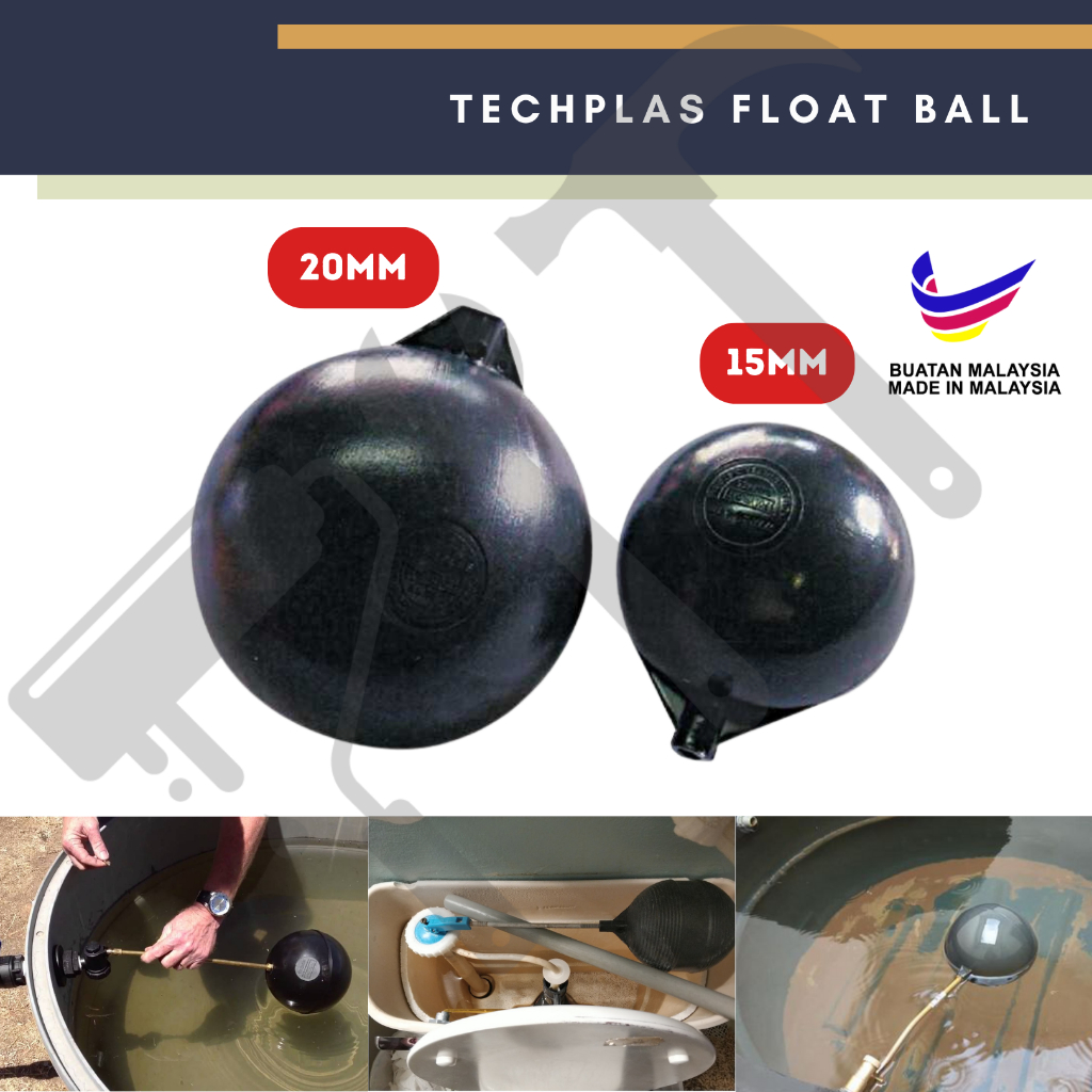 Techplas PVC Float ball | Float ball | Float Valve 1/2", 3/4" [100% ...