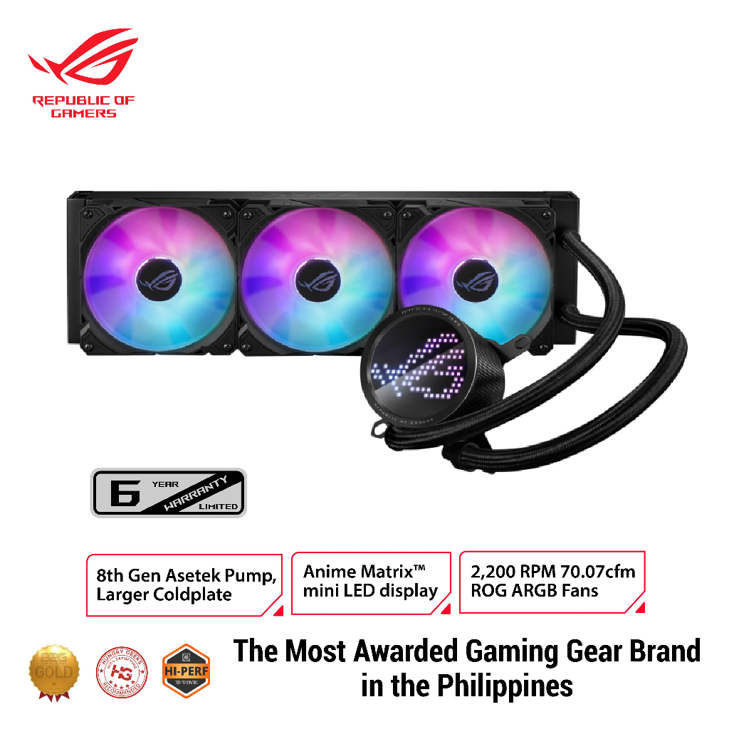 ASUS ROG RYUO III 240MM / 360MM ARGB CPU LIQUID COOLER AIO | Shopee ...