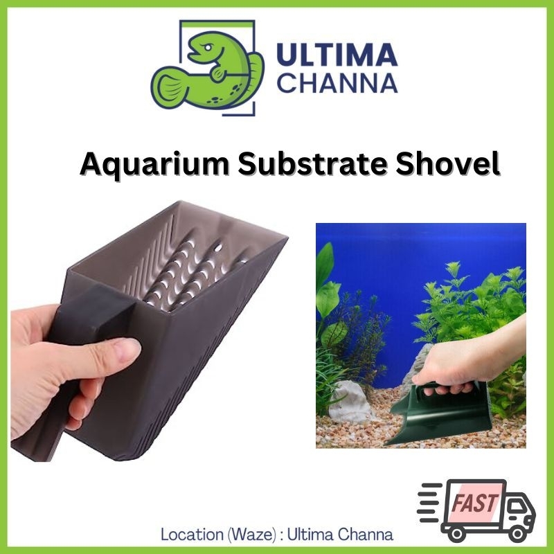 [Ready Stock] Aquarium Substrate Shovel (black) for aquascape, fish ...