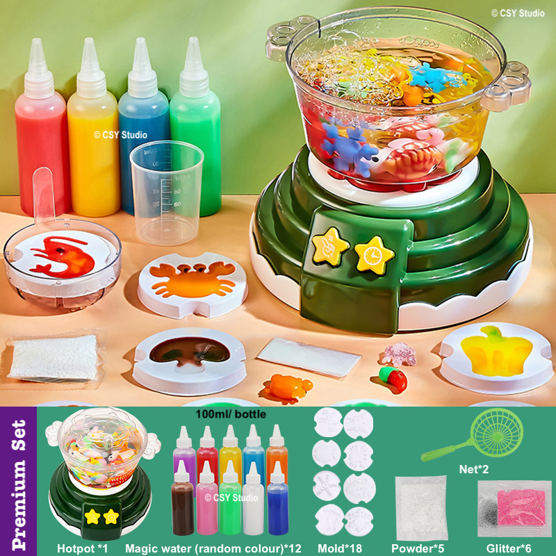 Diy Toys Magic Water Elf Jelly Water Scape Mainan Diy Sea Creatures Toy ...