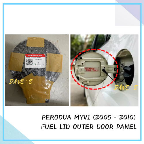 Original Fuel Lid Outer door Panel - Perodua Myvi (2005 - 2010) 77350 ...