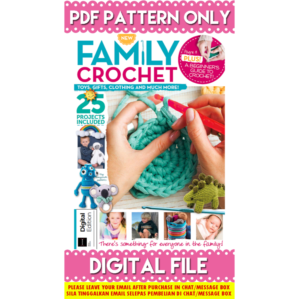 Crochet Pattern - Family Crochet Fifth Edition 2022 PDF | Shopee Malaysia