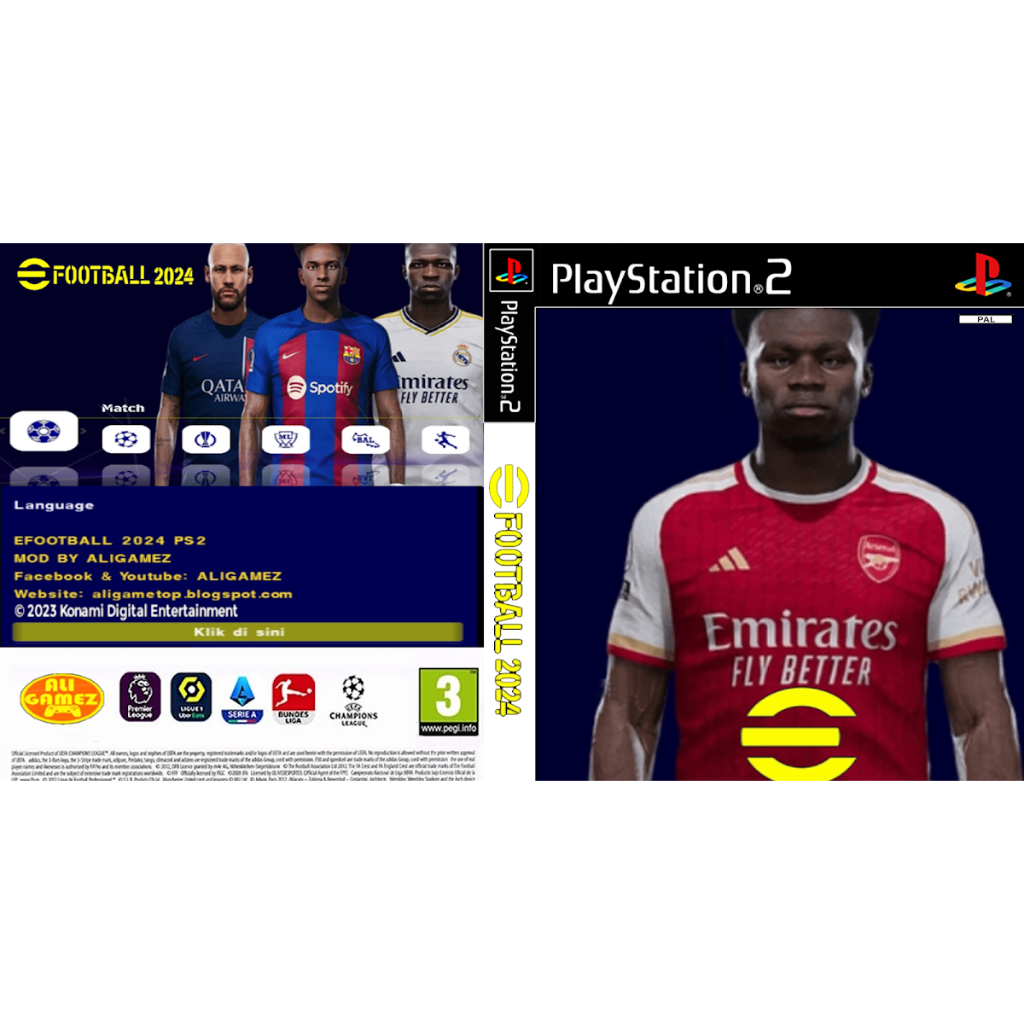 PS2 CD DVD GAMES PES 2024 | Shopee Malaysia