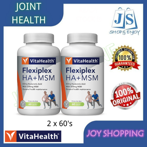 VitaHealth Flexiplex HA+MSM (2 x 60's)[EXP: 06/2025] | Shopee Malaysia