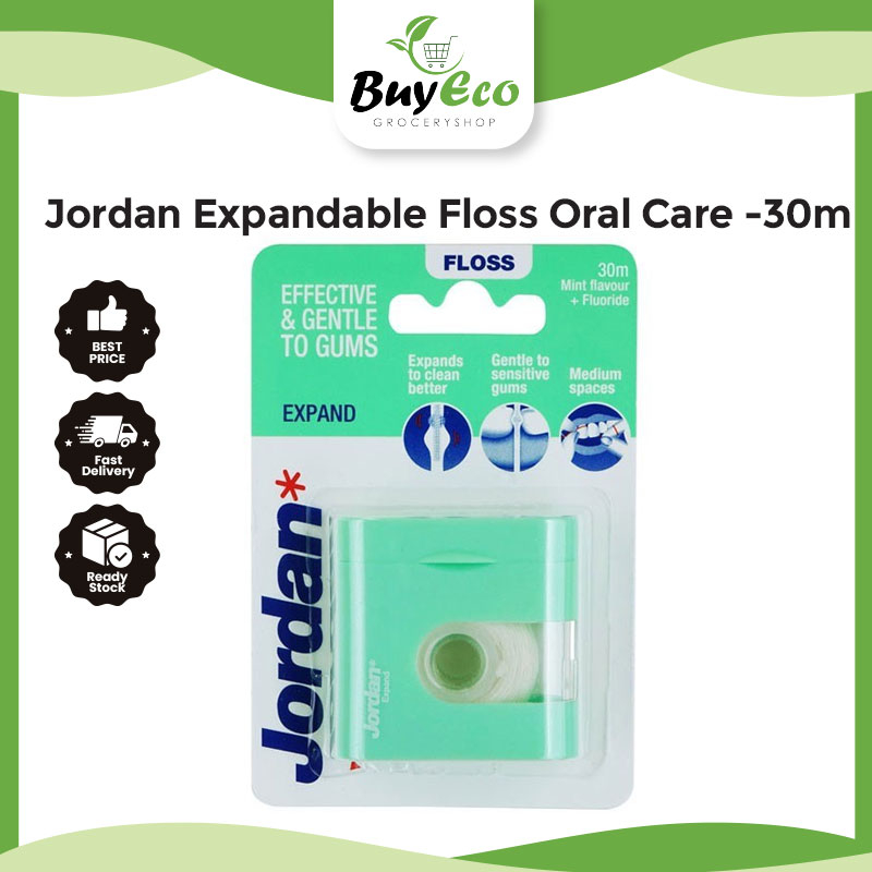 Jordan Expandable Floss - Oral Care - 30m Green | Shopee Malaysia