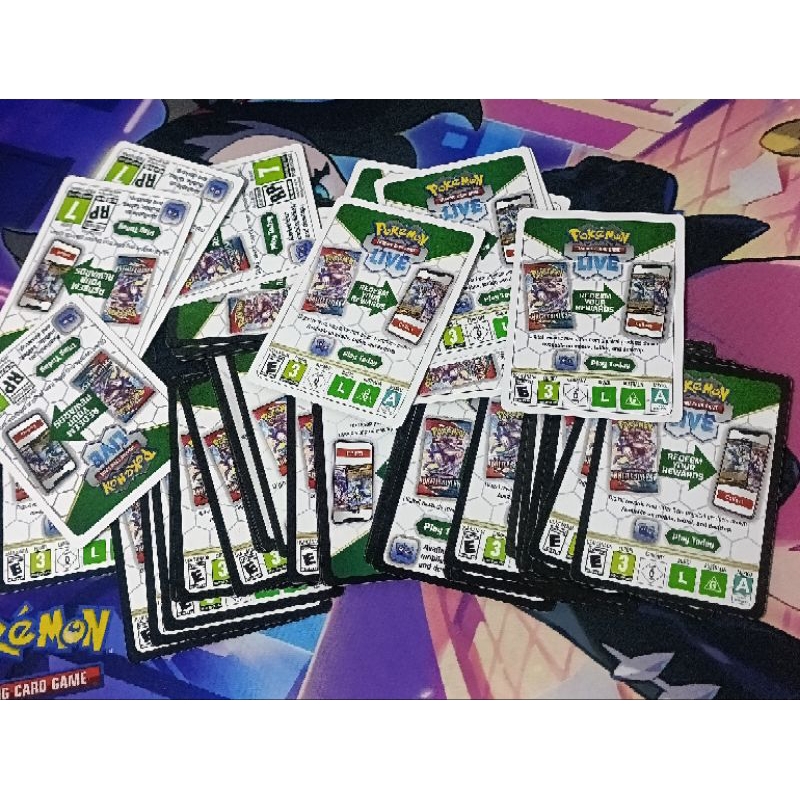 [𝗧𝗖𝗚 𝗟𝗜𝗩𝗘 & 𝗣𝗧𝗖𝗚𝗢] CODE CARD (Crown Zenith, Silver Tempest, Lost Origin) | Shopee Malaysia