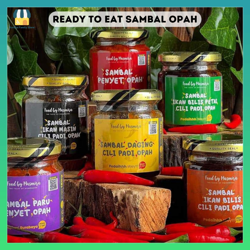 SAMBAL OPAH Ikan Bilis Petai Sambal Paru Penyet Sambal Ikan Masin Ready ...