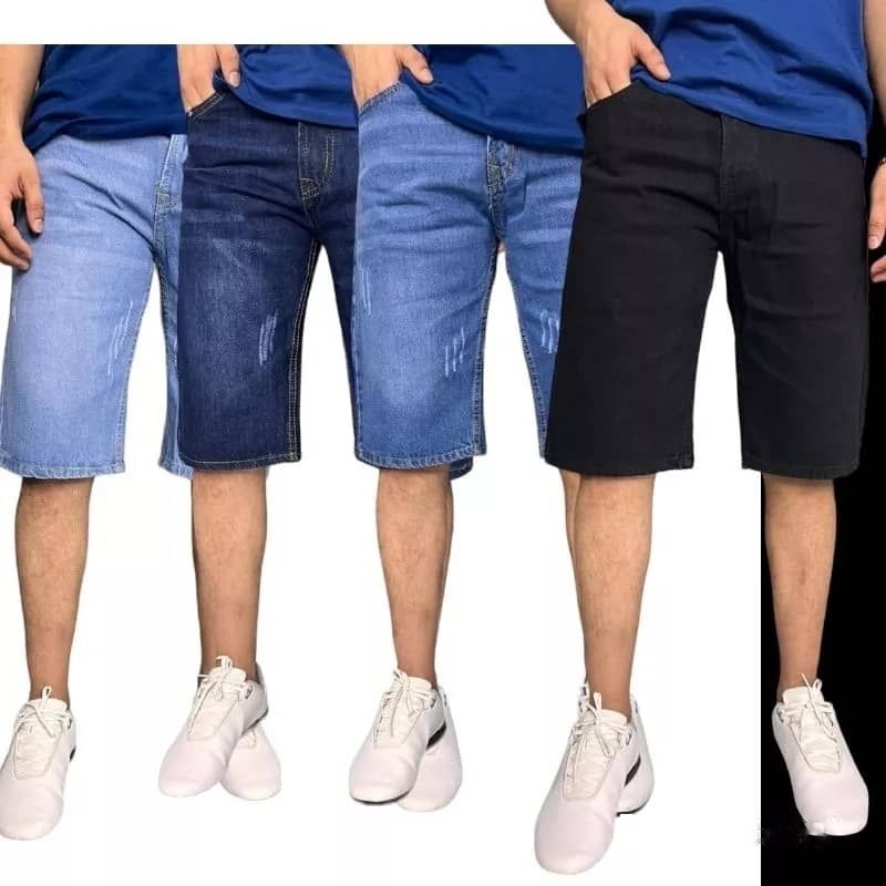 Men's Denim Short Pants Jeans High Quality Size 28-48 Ready Stock ...