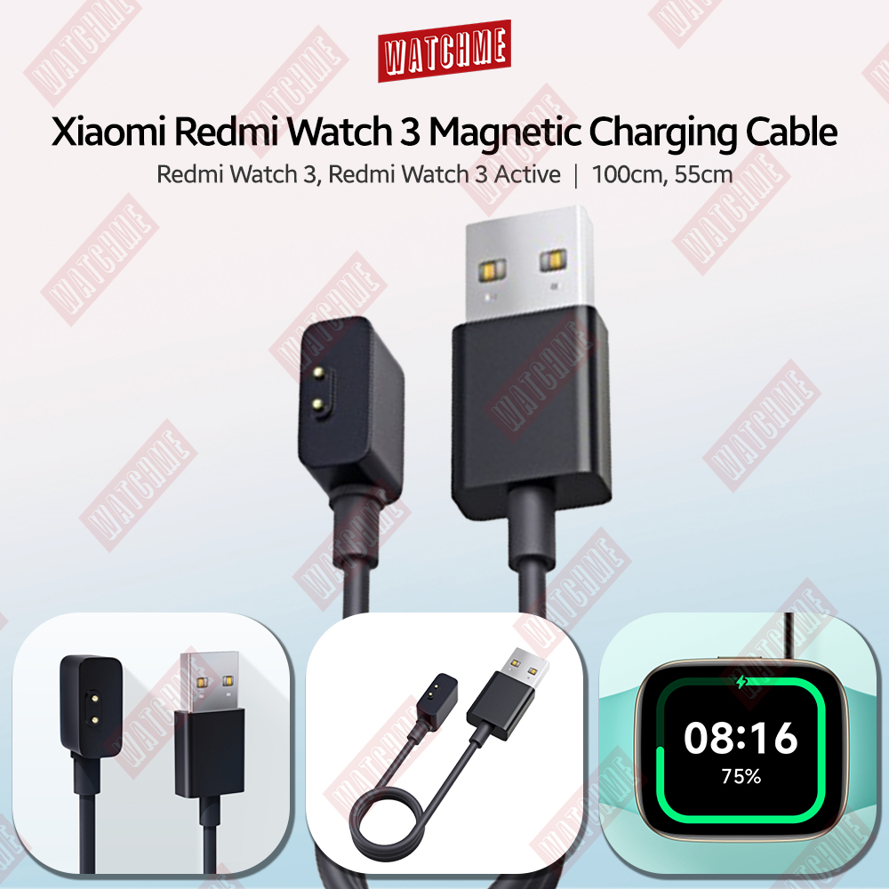 Xiaomi Redmi Watch 3, Watch 3 Active Magnetic Charging USB Cable 100cm ...