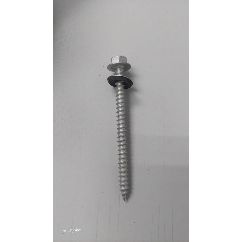M6*80 Galvanized Steel wood Self Drilling screws Hex Head Screw With ...