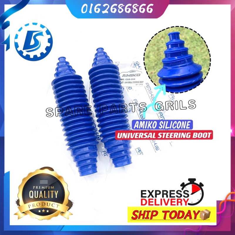AMIKO UNIVERSAL SILICONE STEERING RACK ABSORBER BOOT COVER WIRA KANCIL ...