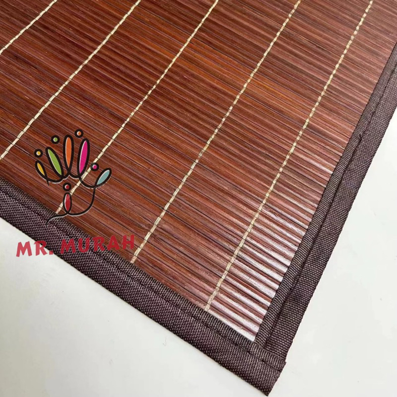 Tikar Buluh - 11mm | 5mm Bamboo 1+1 | Floor Mat | Bamboo Mat | Rattan ...