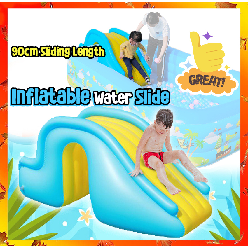 GGB Inflatable Water Slide For Swimming Pool Kids Water Park Outdoor ...