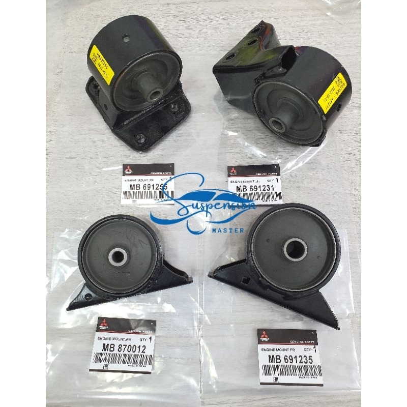 4 IN 1 SET-RACING FULL RUBBER ENGINE MOUNTING-PROTON SATRIA LAMA/GTI/PUTRA /WIRA 1.3 / 1.5 / 1.6 ...