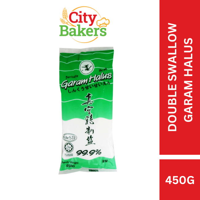 DOUBLE SWALLOW GARAM KASAR 350G / GARAM HALUS 450G / GARAM PUTIH 350G ...