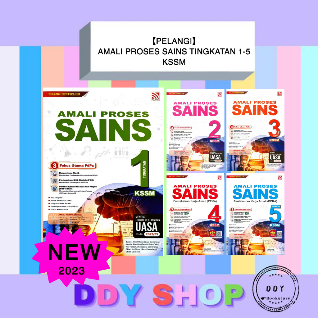 【Pelangi】Amali Proses Sains Tingkatan 1-5 KSSM 2023 Form 1-5 UASA / SPM ...