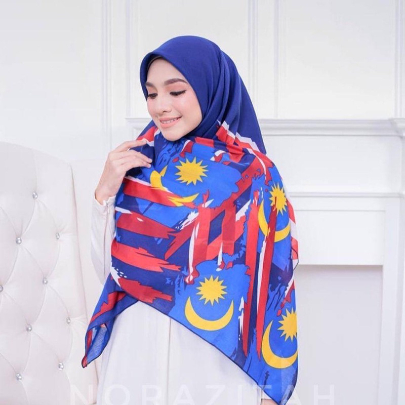 TUDUNG BAWAL MERDEKA PRINTED BIDANG 50 & BIDANG 45 | BAWAL MERDEKA ...