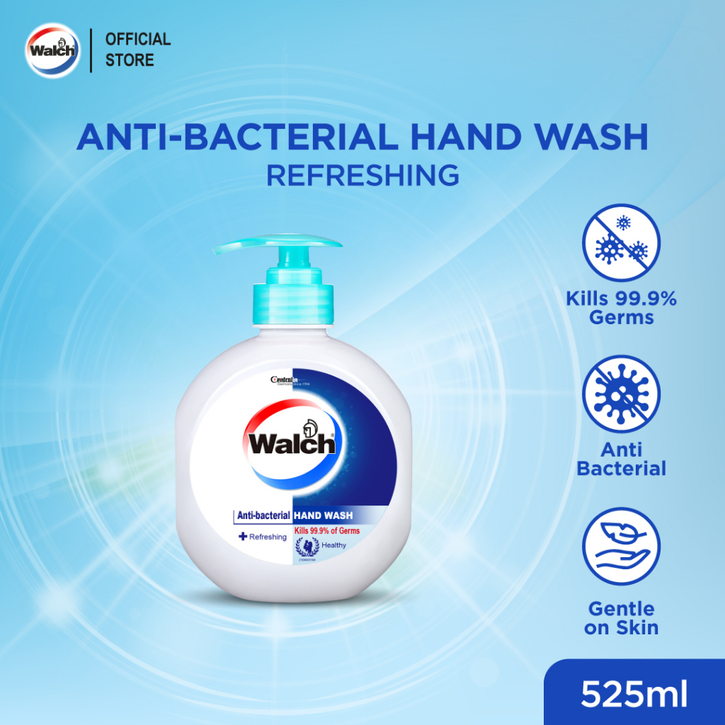 Walch Antibacterial Hand Wash Refreshing (525ml) | Shopee Malaysia