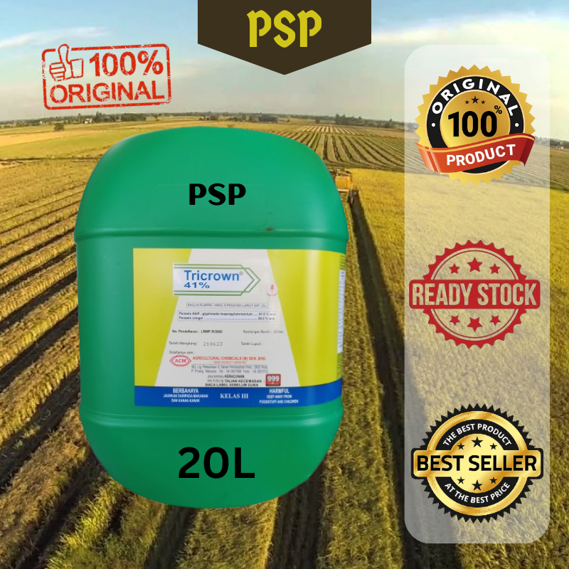20L Tricrown 41% ACM Sama Roundup Ecomax Ken up Typhoon Hangus BM ...