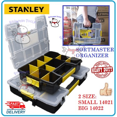 STANLEY SORTMASTER PORTABLE SMALL HAND TOOL TOOLS PART STORAGE BOX ...