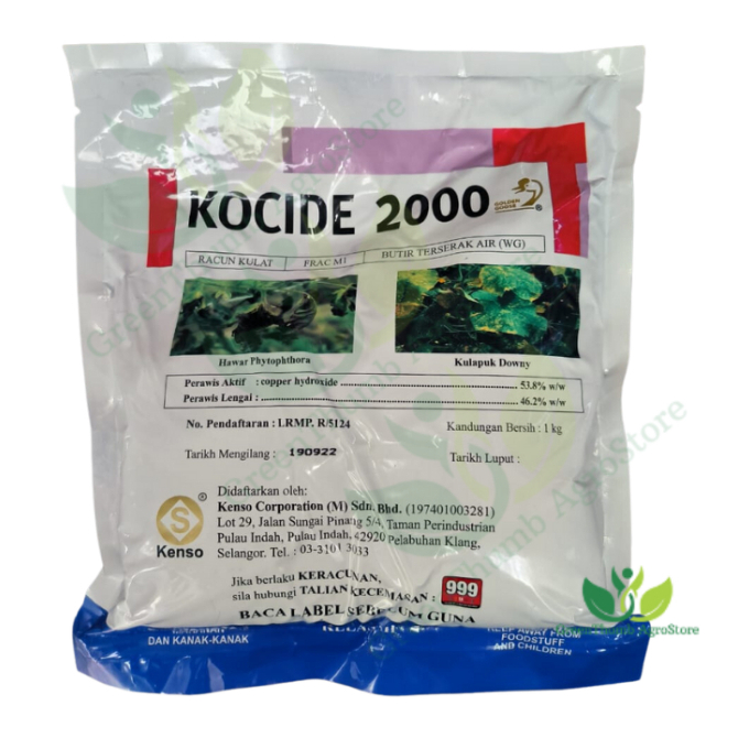1KG KOCIDE 2000 /KENSO/ Funguran - oh / Copper Hydroxide 53.8% ...