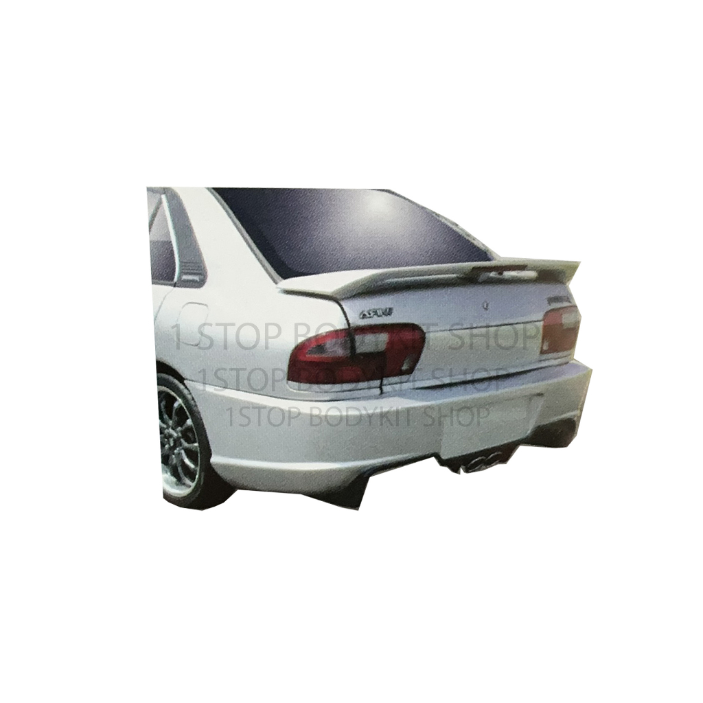 PROTON WIRA REAR BUMPER SALOON（FIBERGETAH ) SKIRT LIP BODYKIT | Shopee ...
