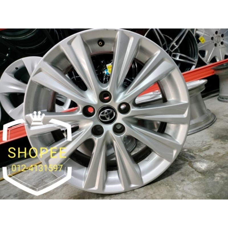 USED SPORT RIM 18 INCH ORIGINAL TOYOTA VELLFIRE RM1080 4PC 1SET (KENA ...